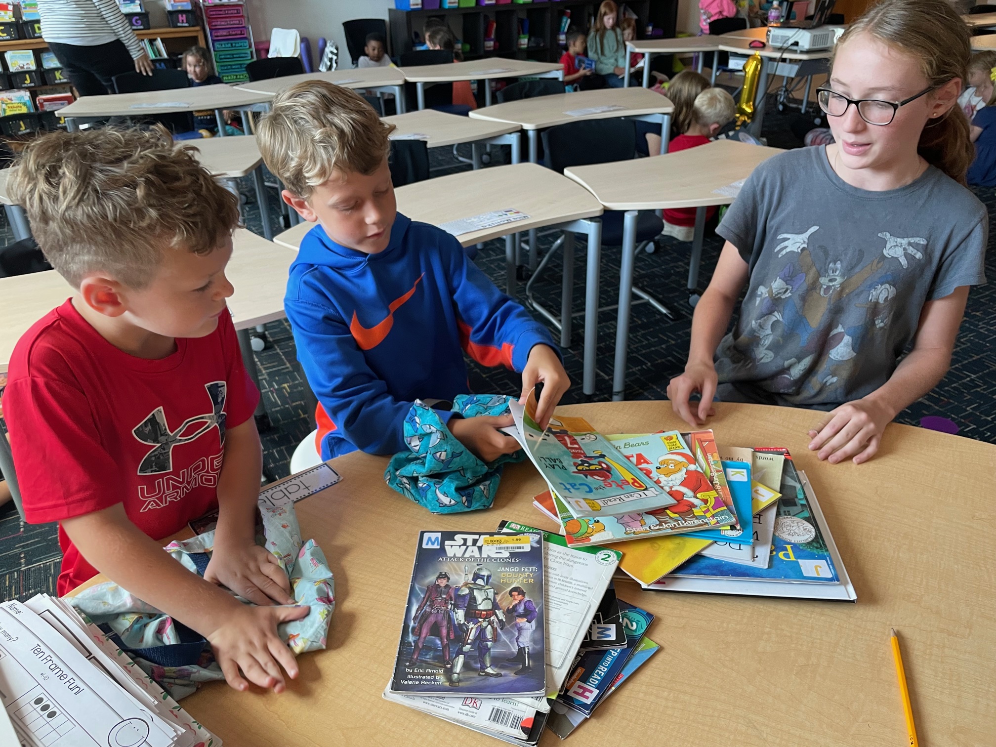 First Grade Reading Buddies - Sheboygan Christian School (SCS)