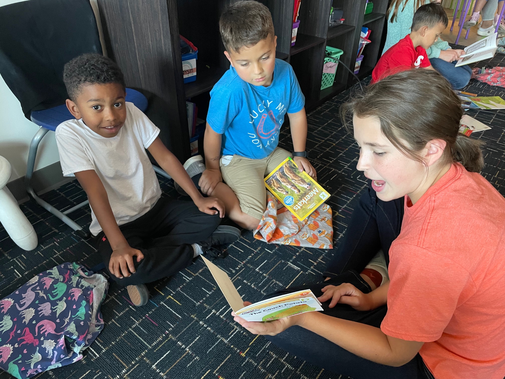 First Grade Reading Buddies - Sheboygan Christian School (SCS)