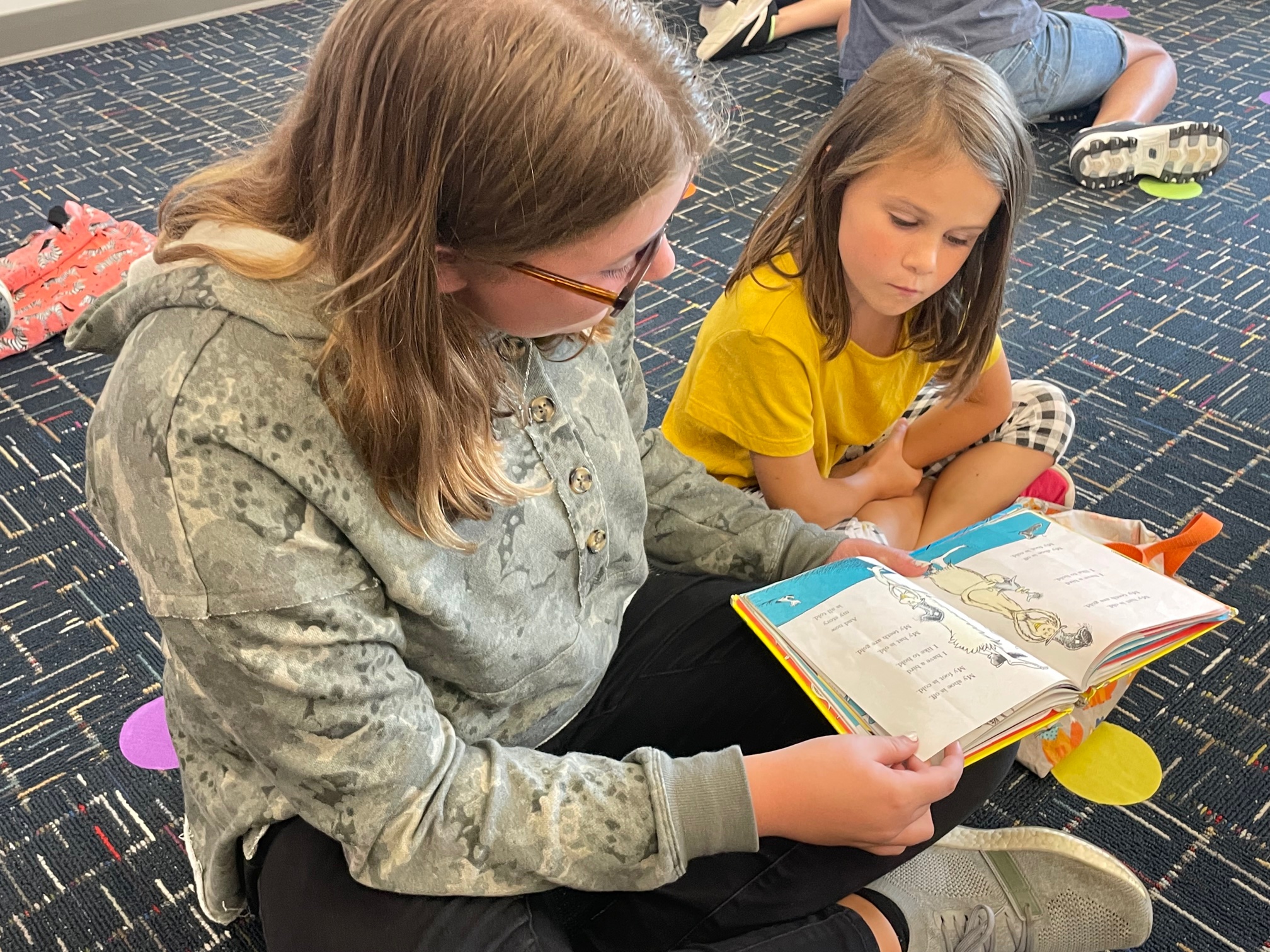 First Grade Reading Buddies - Sheboygan Christian School (SCS)