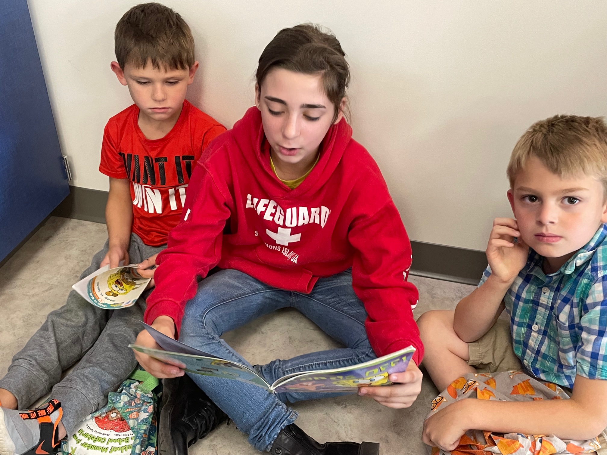 First Grade Reading Buddies - Sheboygan Christian School (SCS)